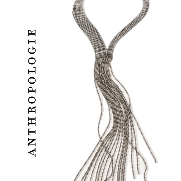 Anthropologie | Jewelry | Anthropologie Long Drippy Yneck Necklace ...